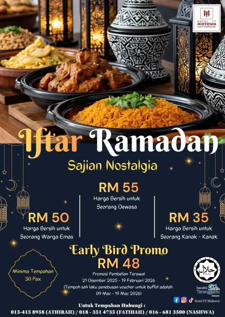 Pakej Berbuka Puasa Ramadan 2026 di Terengganu » Discovery Terengganu